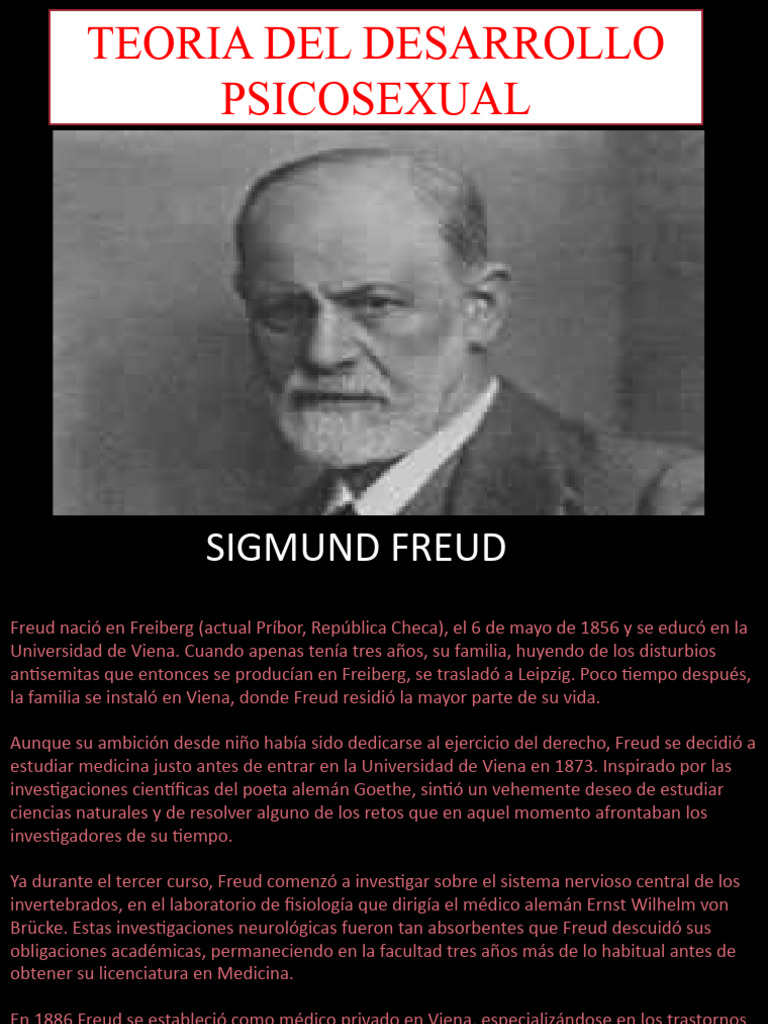 Teoria Del Desarrollo Psicosexual | PDF | Sigmund Freud | Psicoanálisis