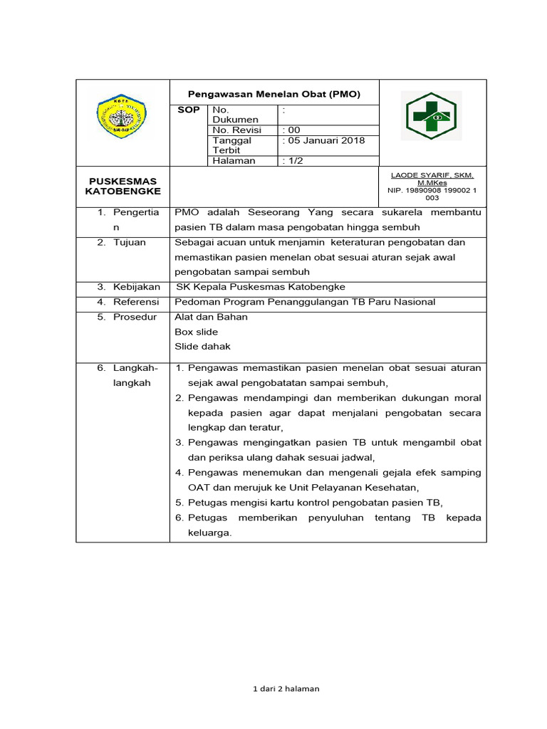 Sop Pemo Pdf