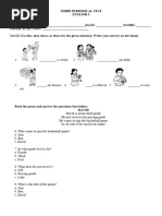 Thanksgiving Fill in The Blank Story | PDF | Language Arts & Discipline ...