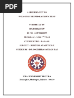 Wilcoxon Signed Ranks Table | PDF | Statistical Theory | Inference