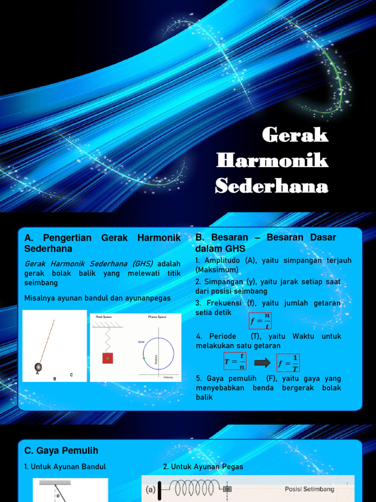 Panduan Gerak Harmonik Sederhana | PDF