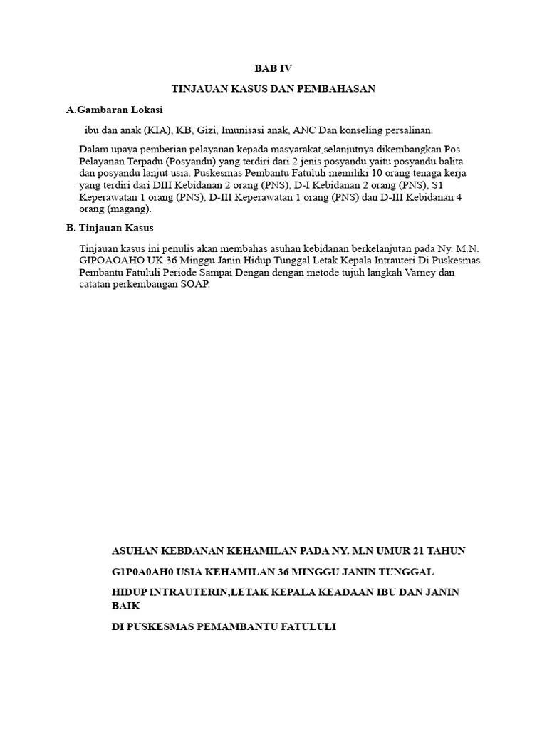 BAB4 ASKEB LTA Lena 2024 | PDF | Kesehatan Holistik