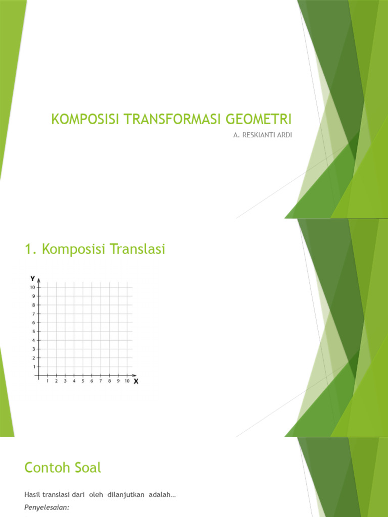 Komposisi Transformasi Geometri | PDF