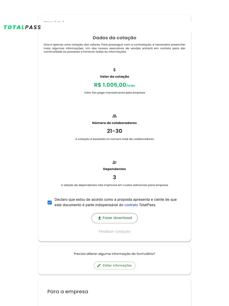 TotalPass - Qualidade de Vida e Bem-Estar para Seus Colaboradores | PDF ...