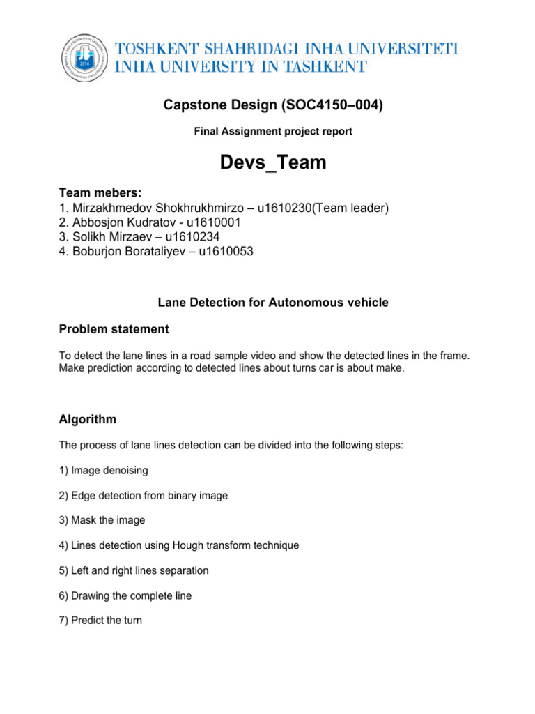 Road Lane Line Detection Using OpenCV Py | PDF | Imaging | Digital ... Road Lane Line Detection Using OpenCV Py | PDF | Imaging | Digital ...