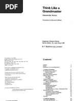 Kotov Alexander-Think Like A Grandmaster | PDF
