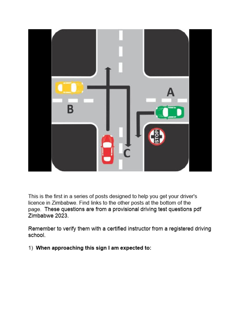 Drivers Licence | PDF | Traffic | Traffic Light
