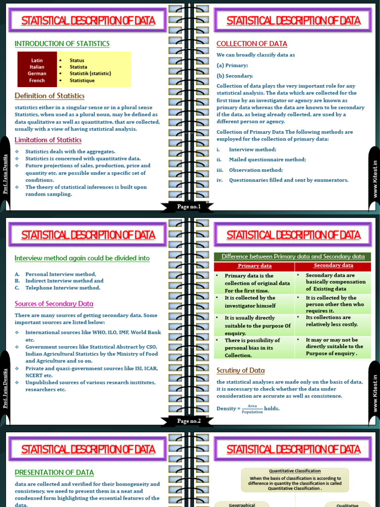 STATS THEORY (Chapter-1) | PDF | Histogram | Statistics