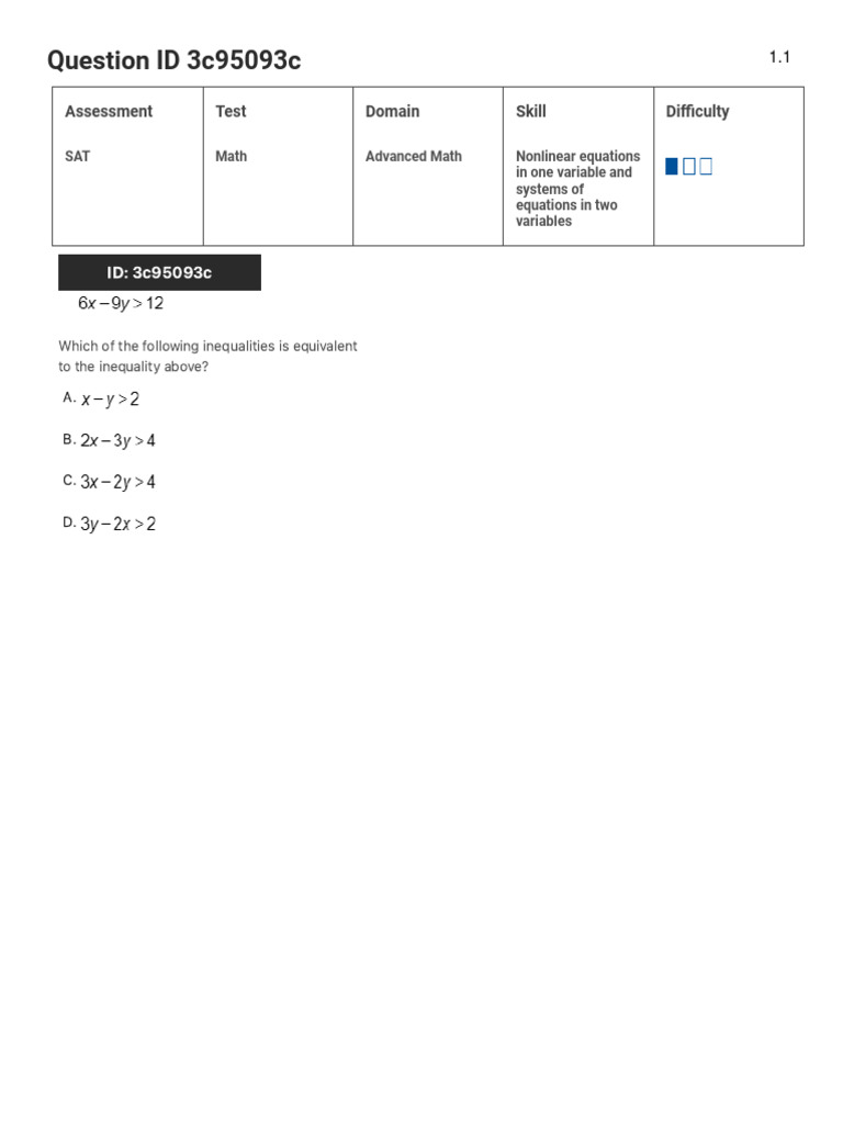 Nonlinear Equations and Systems of Equations (Level 1) | PDF ...