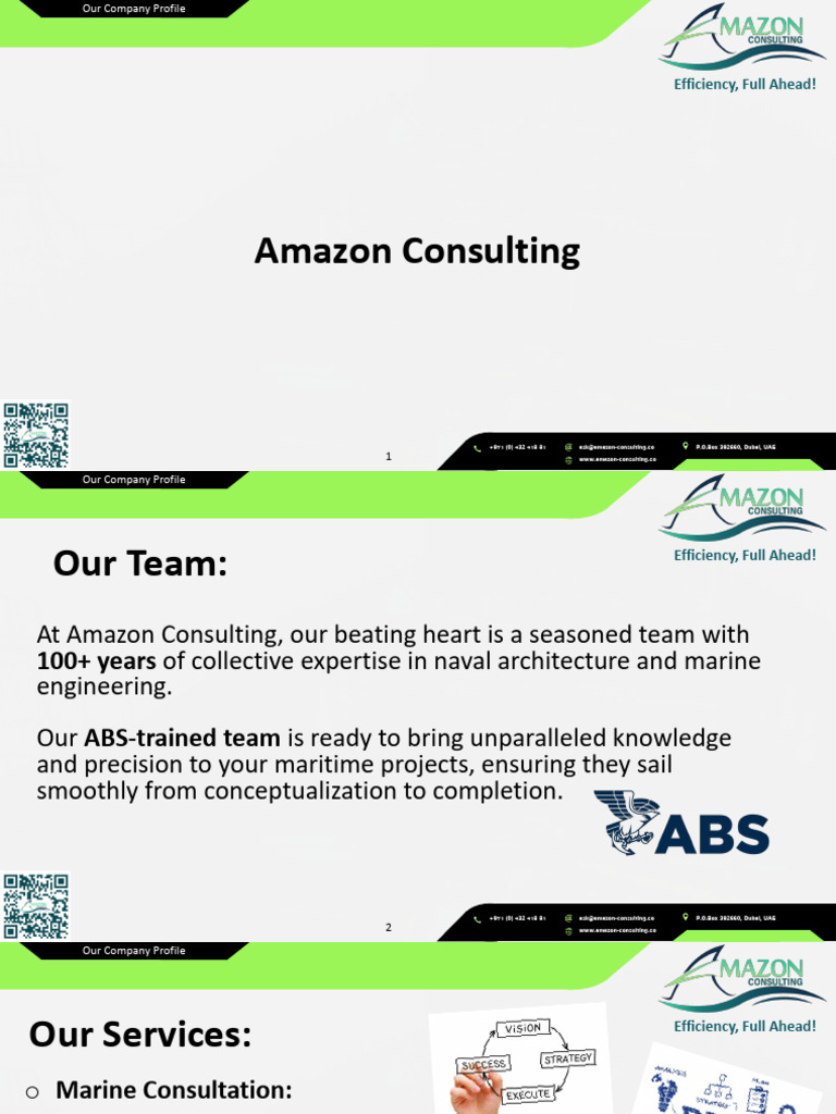 Amazon Consulting Presentation | PDF | Ships | Naval Architecture