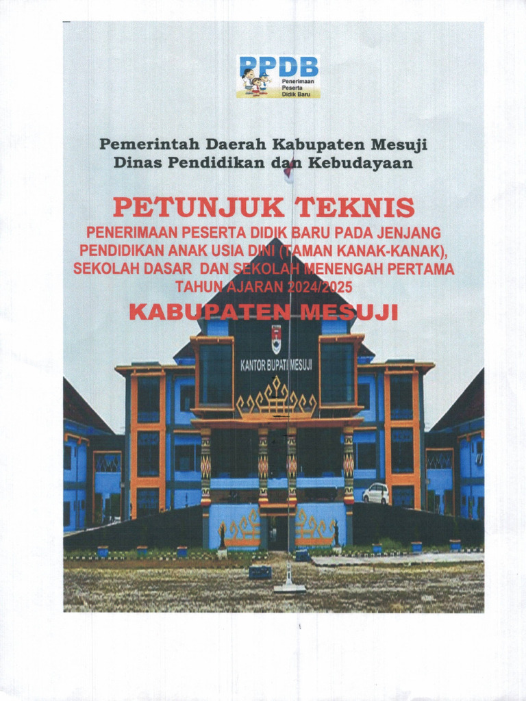 Juknis PPDB Kab Mesuji | PDF