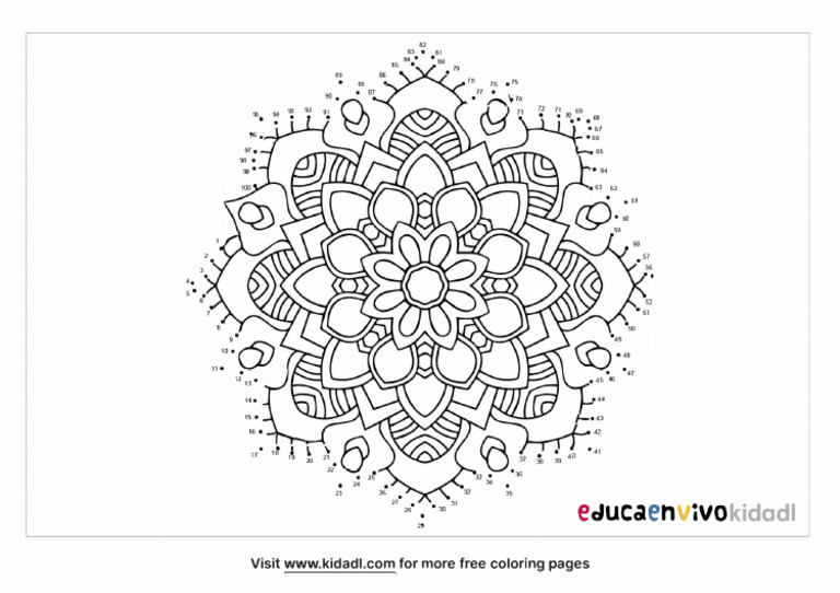 Mandalas de Puntos - Educaenvivo | PDF