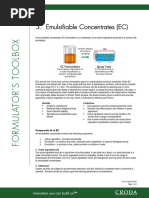 Introduction To Suspension Concentrate (SAI June 2021) | PDF | Emulsion ...