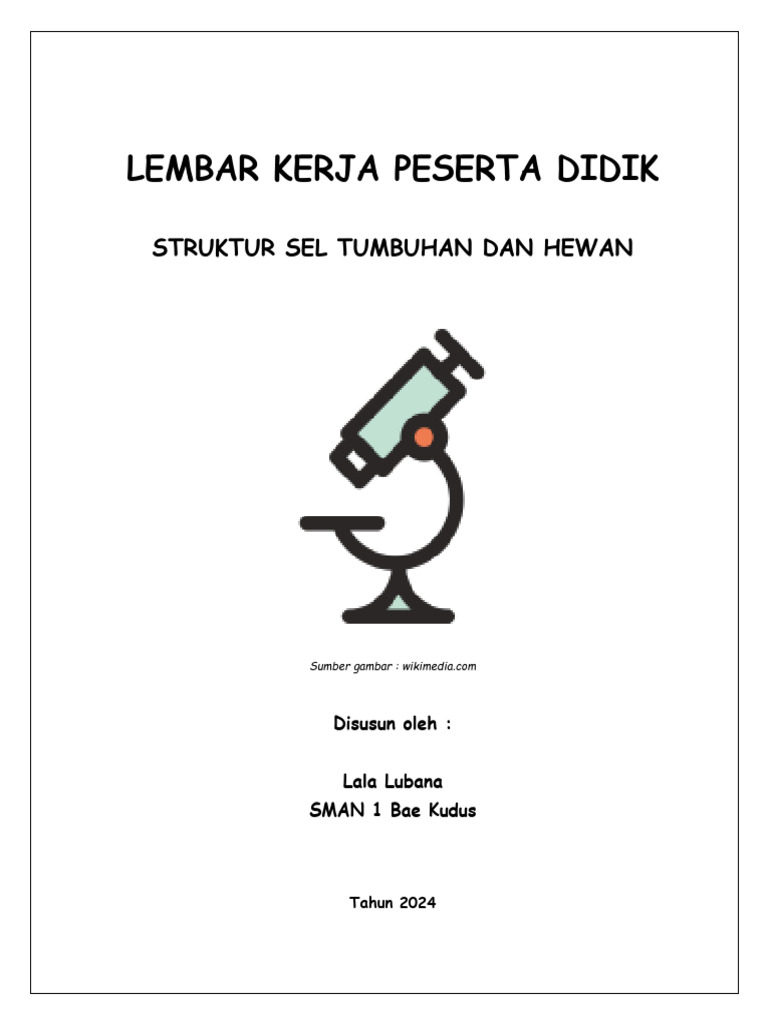 LKPD Pengamatan Sel | PDF | Sains & Matematika