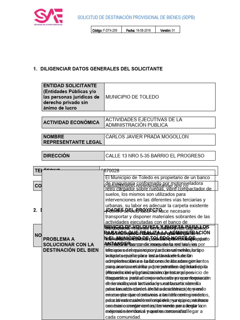 Diligenciar Datos Generales Del Solicitante | PDF | Economias