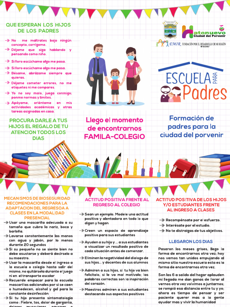 Folleto Regreso A Clases | PDF