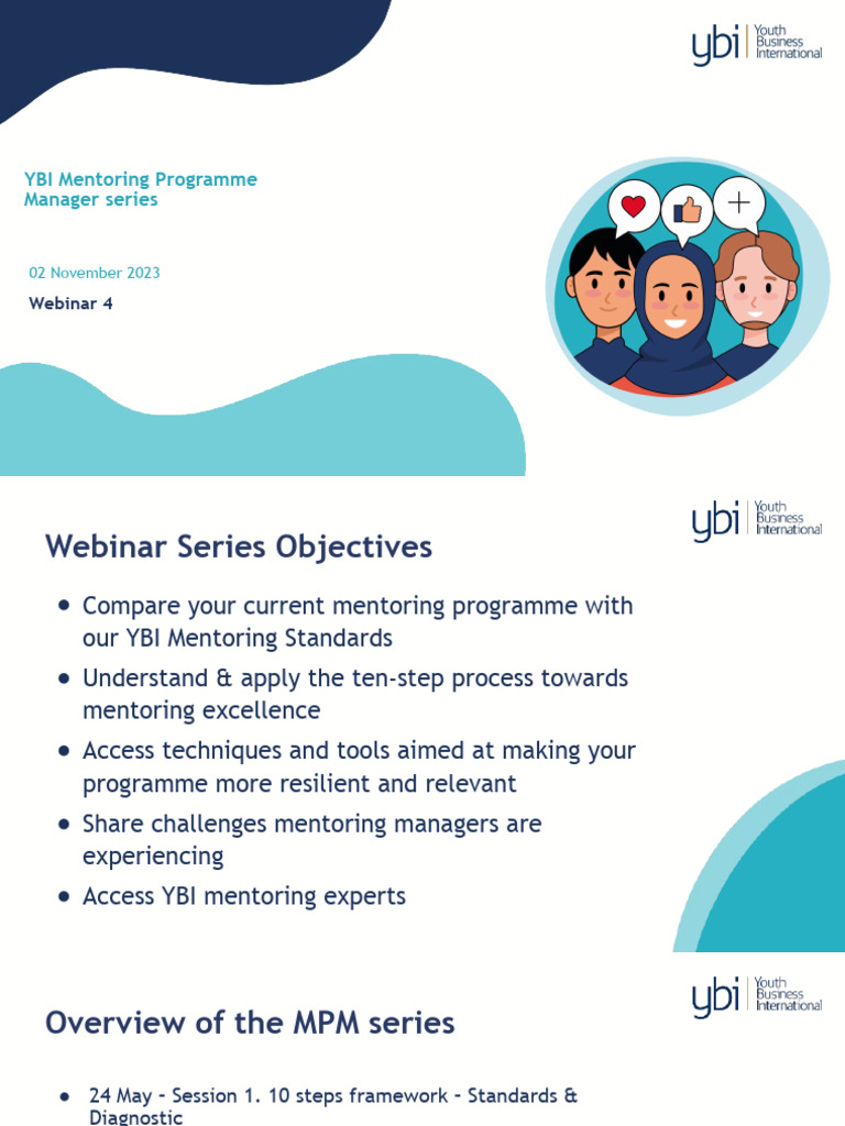 YBI Mentoring Programme Manager Series Webinar 4 | PDF | Mentorship ...
