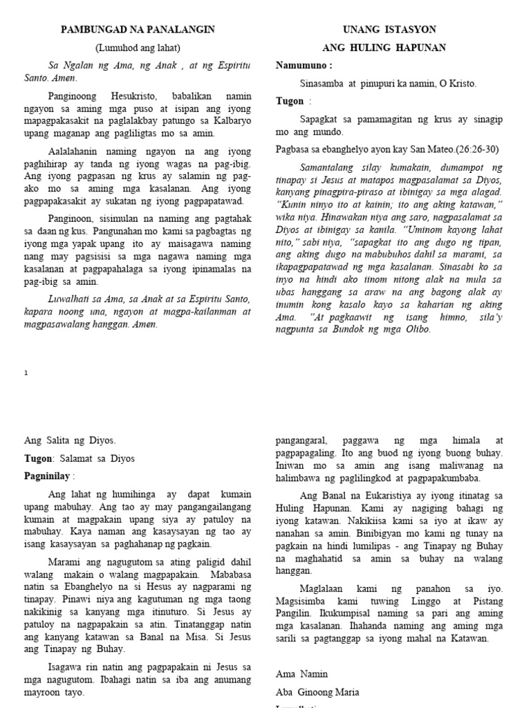 Magnilay - Nilay Sa Bagong Daan NG Krus | PDF