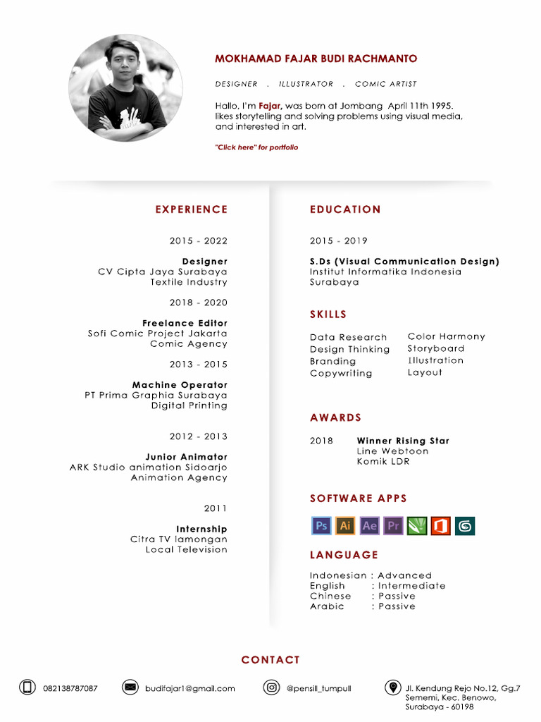 Visual Designer & Illustrator Profile | PDF