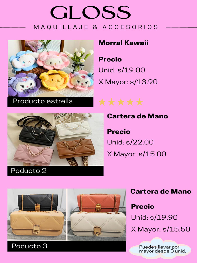 Catalogo de Carteras GLOSS | PDF