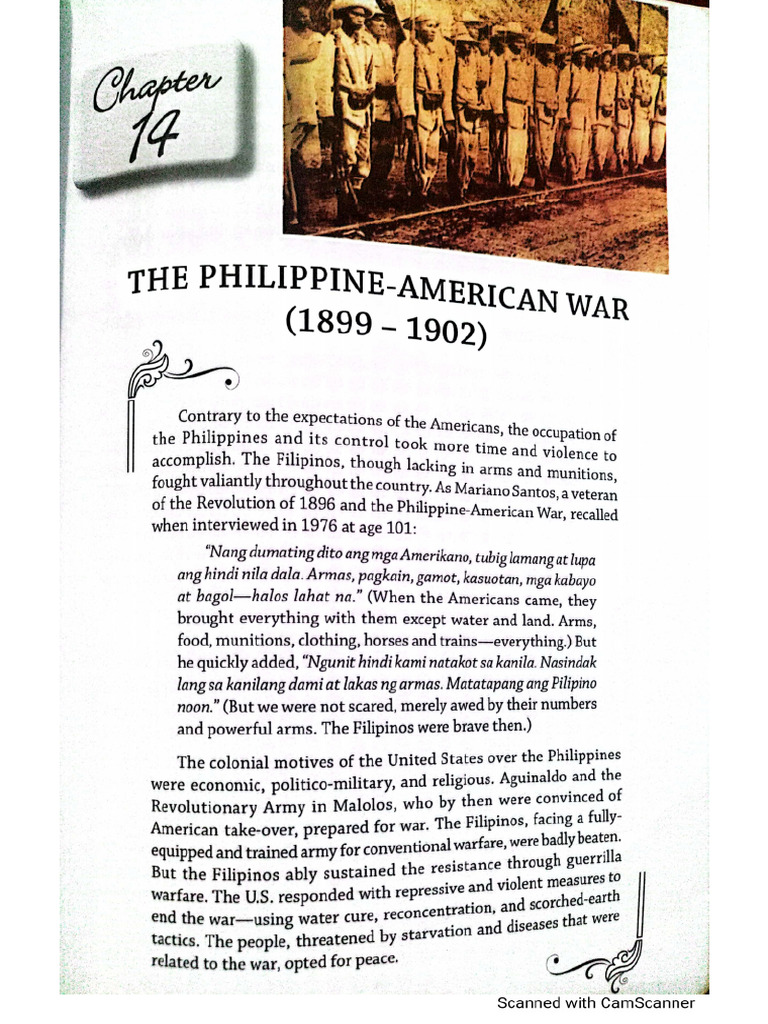 Philippine American War To Result of Philippine-American War | PDF