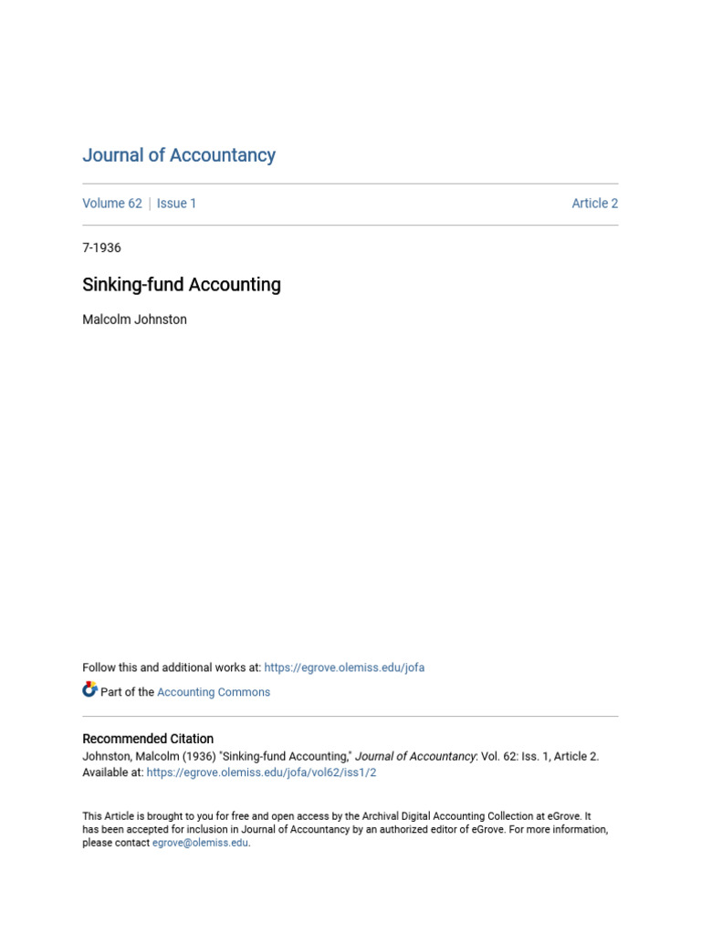 Sinking Fund Accounting | PDF | Bonds (Finance) | Interest