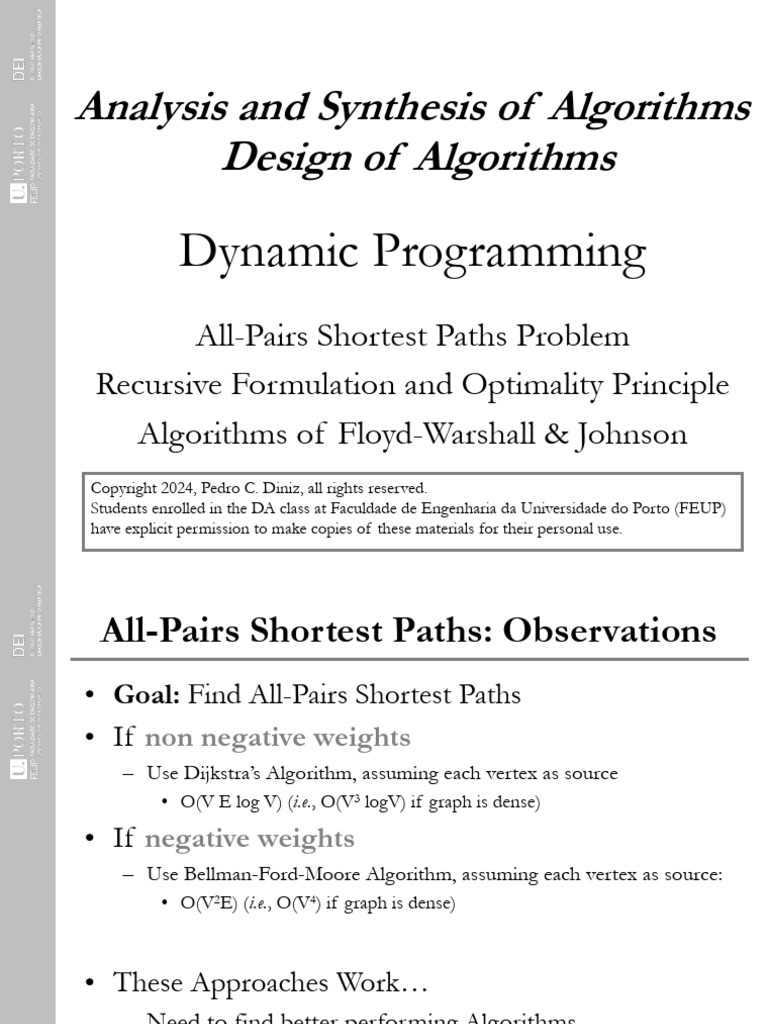 DynamicProgramming Part3 FEUP | PDF | Applied Mathematics | Algorithms