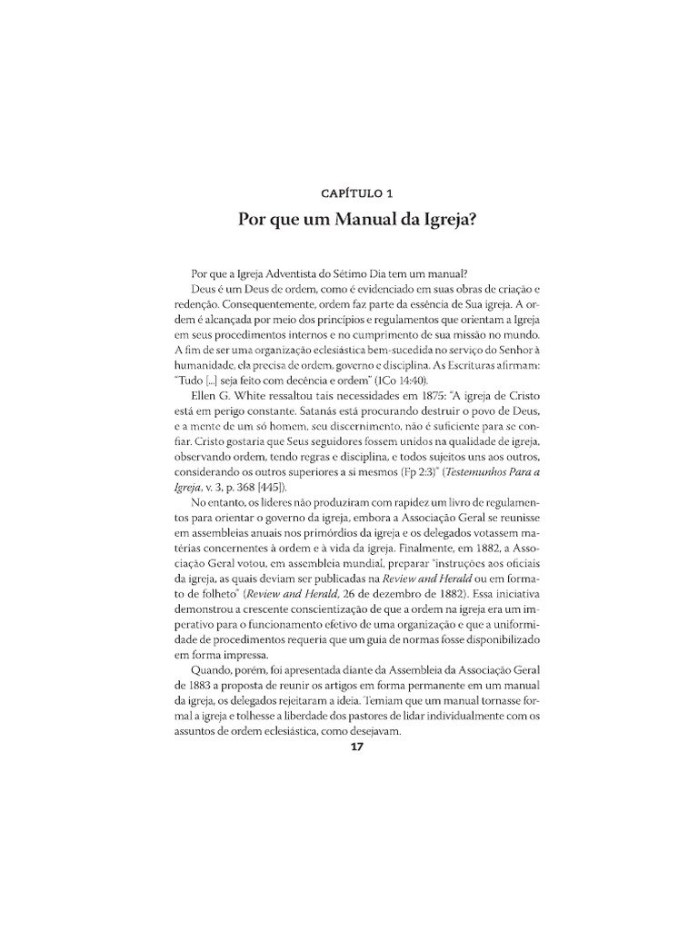 Manual Da IASD - Pgs 17 - 21 | PDF