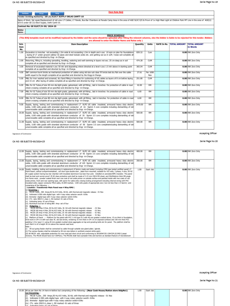 Validate Print Help: Bidder Name | PDF | Electrical Connector | Welding