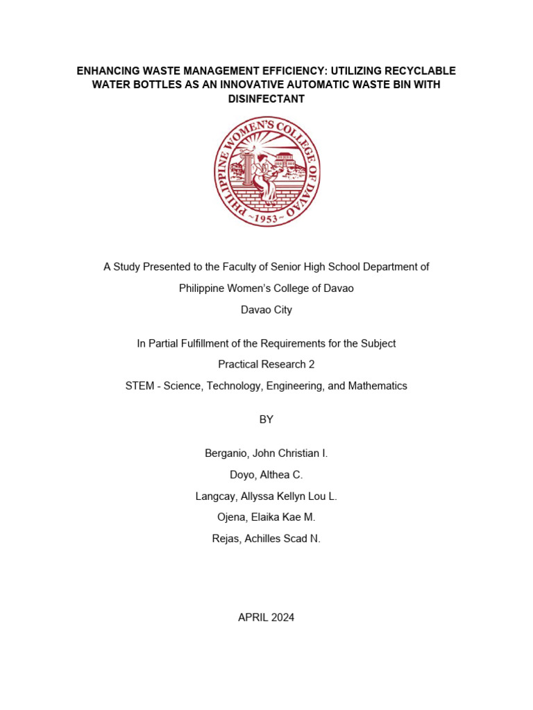 G1 Chapter 1234 (AutoRecovered) | PDF | Waste Management | Waste