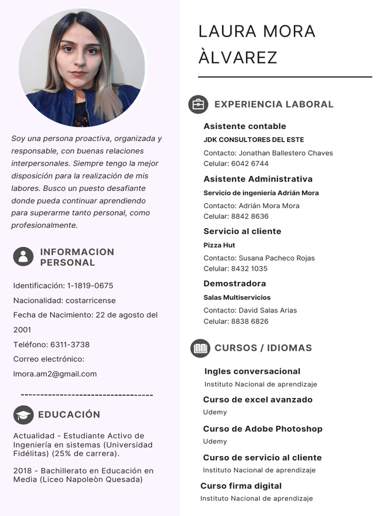 CV Laura Àlvarez | PDF | Crecimiento personal y profesional