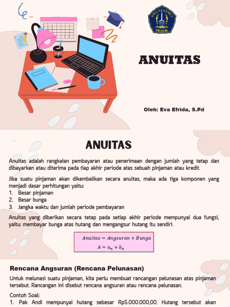 Panduan Lengkap Anuitas dan Contoh Perhitungan | PDF | Bisnis | Metode ...