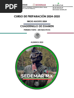 Cuadernillo Sedemar MX 2025 Examen Vrd-1 | PDF