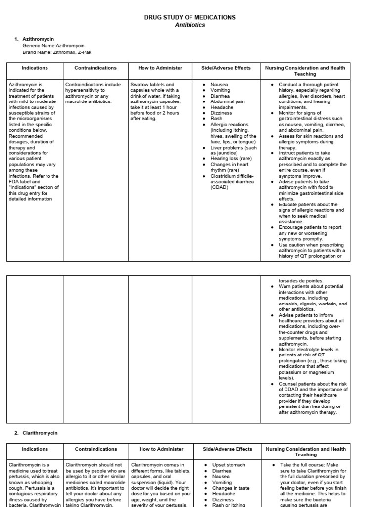 Drug Study | PDF | Health Sciences | Causes Of Death