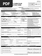 Loyalty Card Plus Application Form - OPH | PDF | Identity Document ...