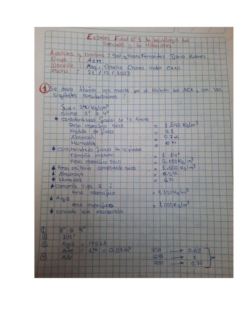 Examen Final 3 de Concreto | PDF
