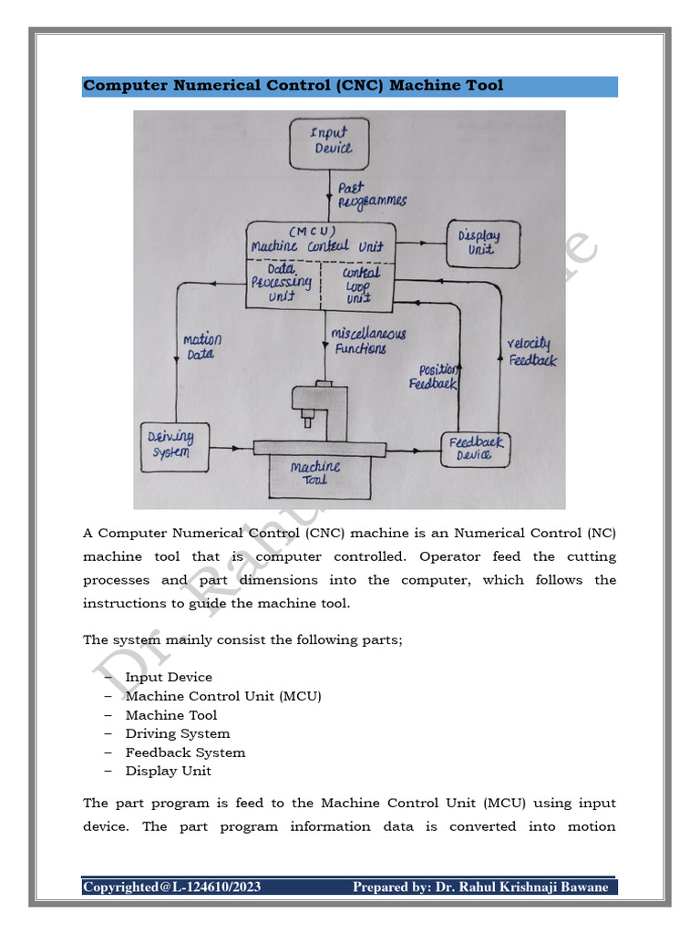CNC Machine Tool | PDF | Numerical Control | Machining