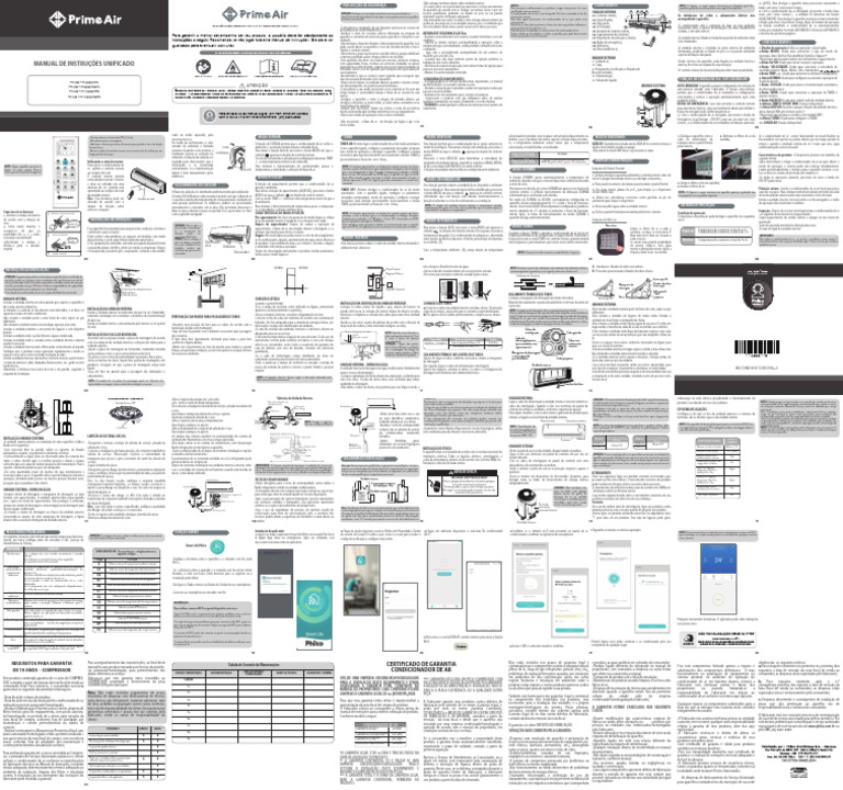Manual de Segurança Ar Condicionado Prime Air | PDF | Ar condicionado ...