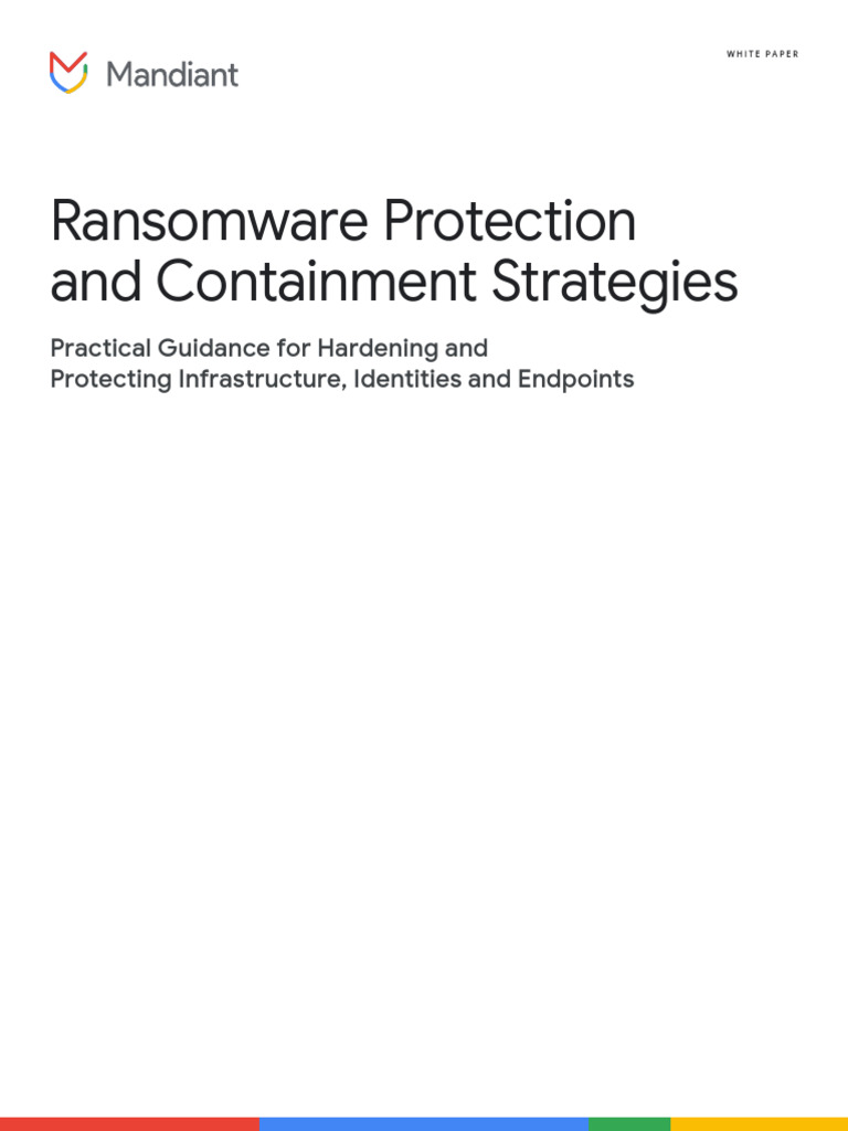 Ransomware Protection Strategies Guide | PDF | Remote Desktop Services ...