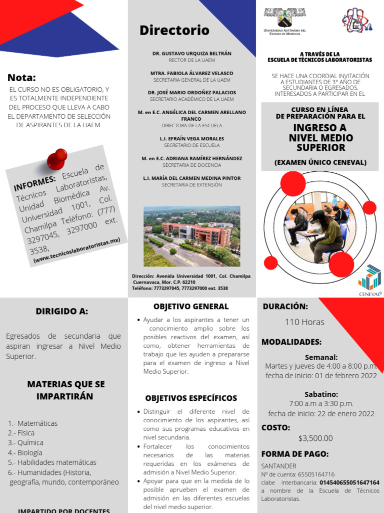 Triptico Niv Med Sup | PDF | Science