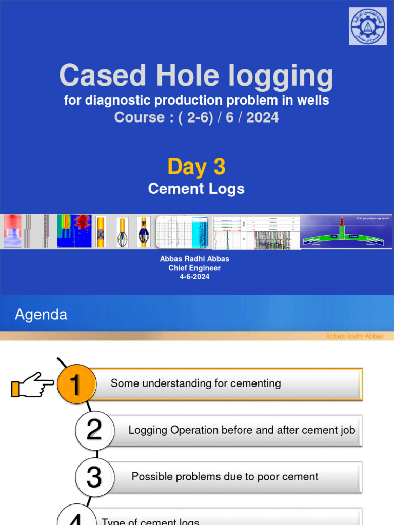 Cement Log 1720892145 | PDF | Casing (Borehole)