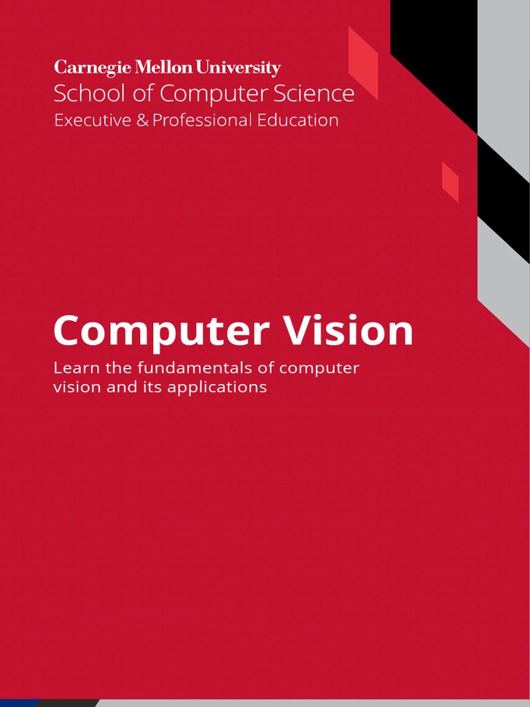 "CMU Computer Vision Online Course" | PDF | Computer Vision | Machine ...
