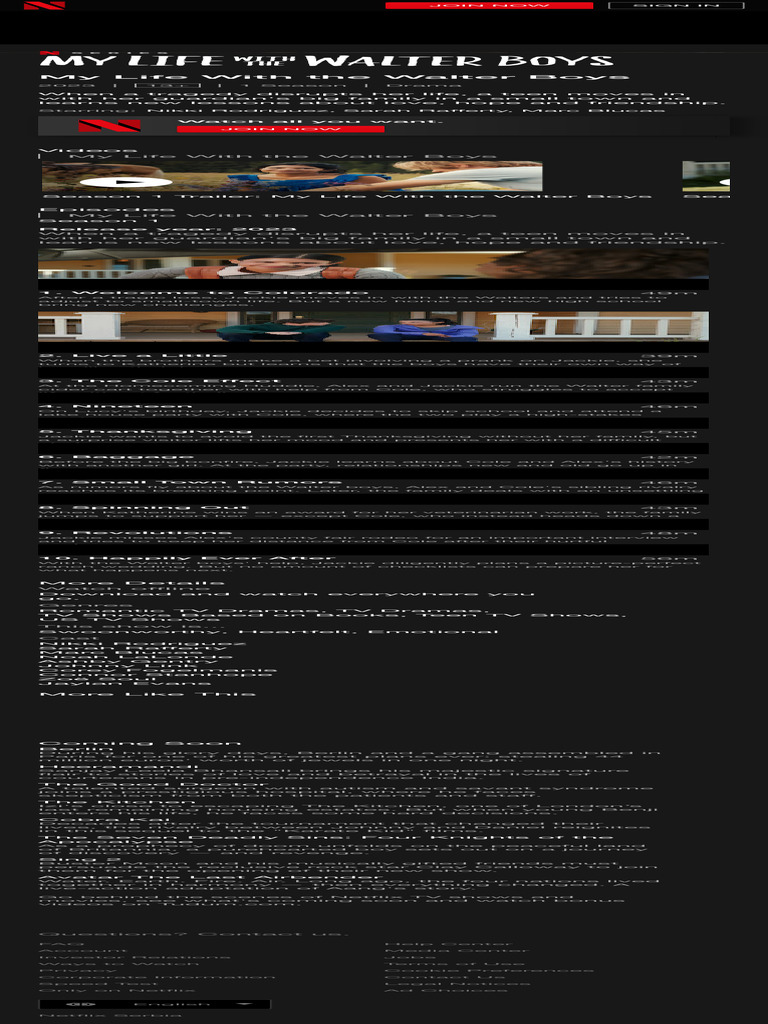 Watch My Life With the Walter Boys Netflix Official Site | PDF