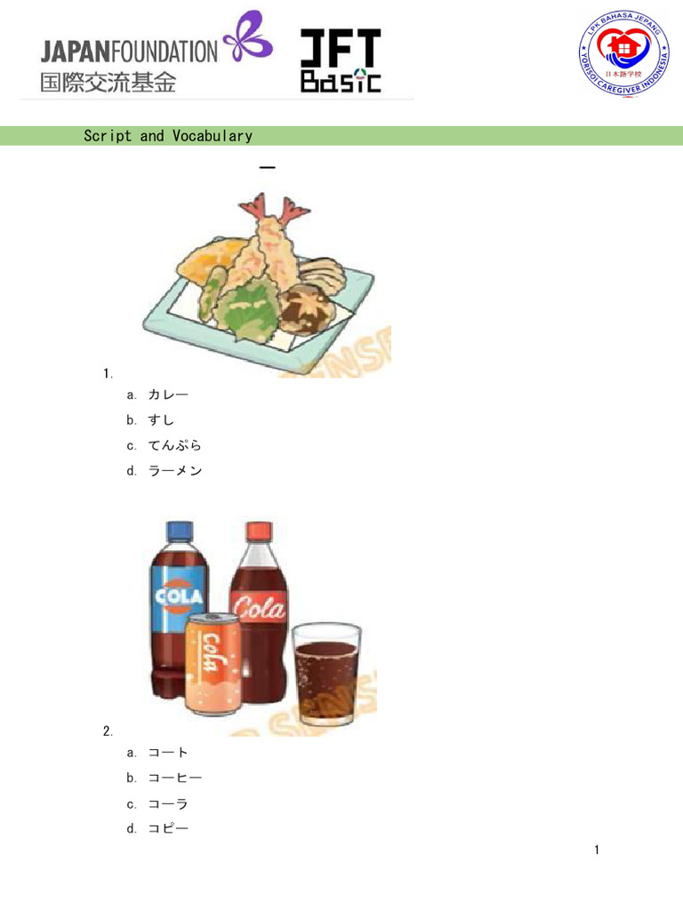 Persiapan JFT Basic 7 | PDF