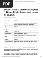 History Notes All Chapter Class 12 | PDF