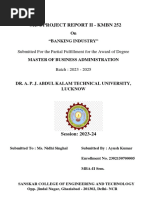 Aktu Mini Project Guidelines 2025 For MBA | PDF