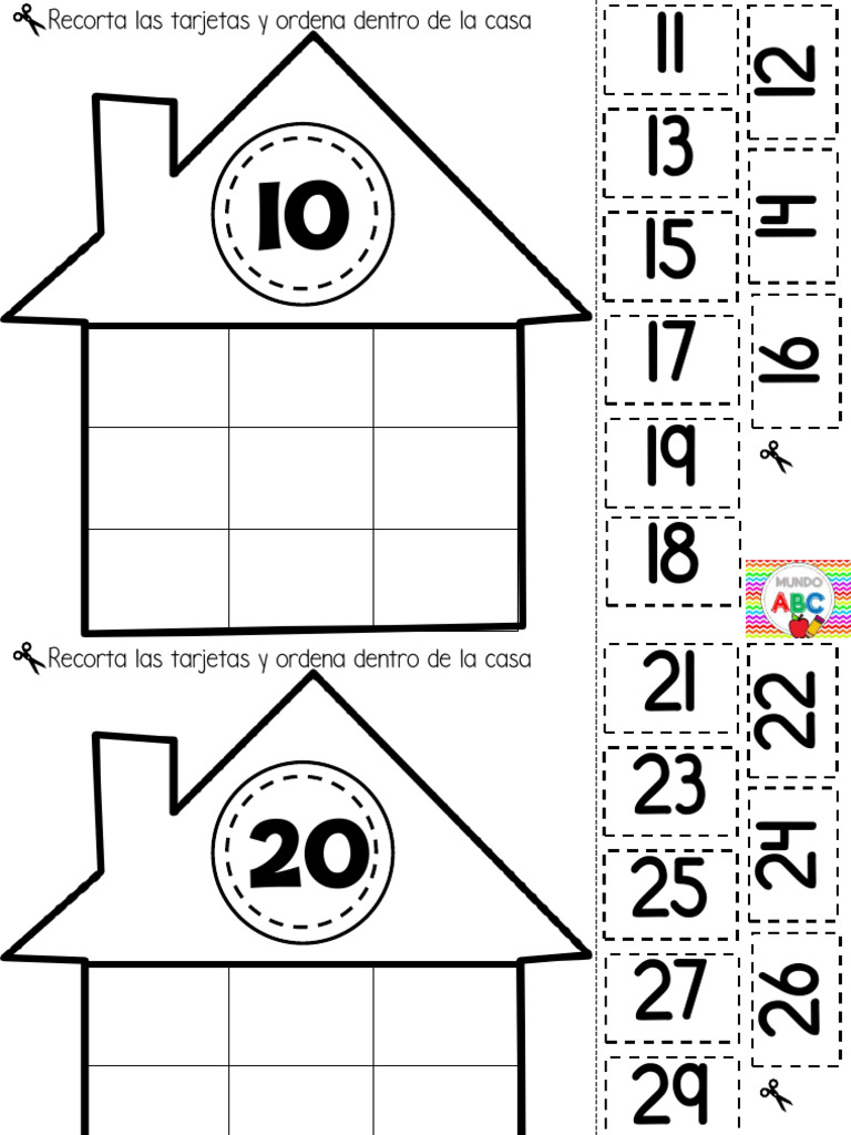 Casita de Los Numeros (1) | PDF