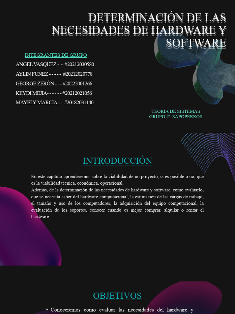 Necesidades de Hardware y Software | PDF | Hardware de la computadora ...