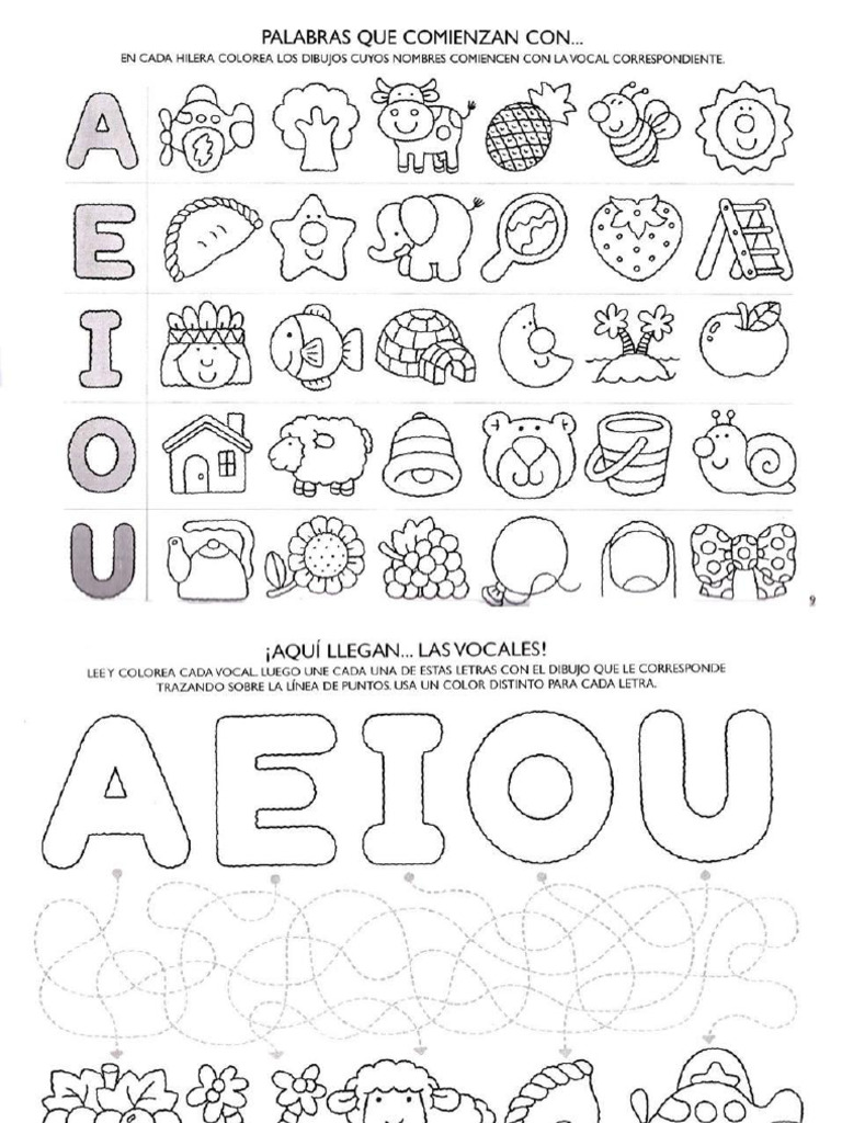 Vocales y Numeros | PDF