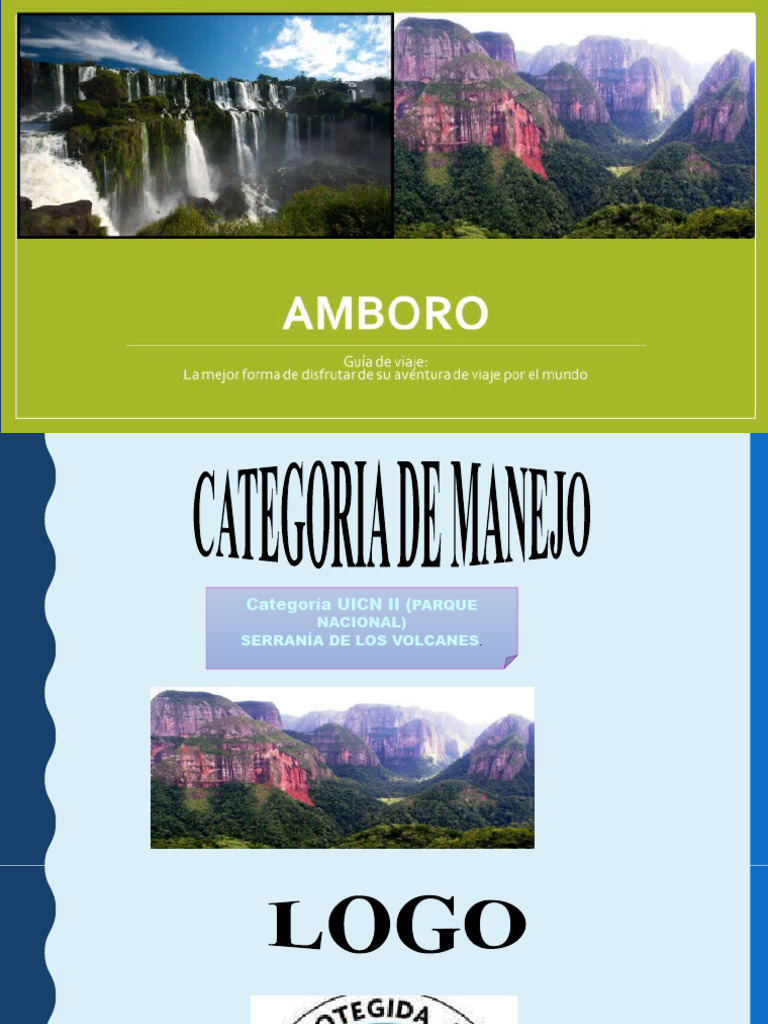 Parque Nacional Amboró: Guía y Datos Clave | PDF